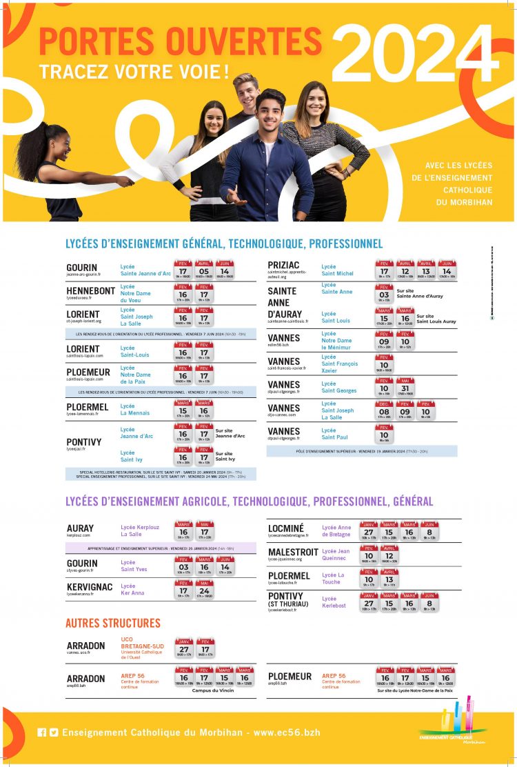 Portes Ouvertes 2024 – Collège Sainte Marie Elven